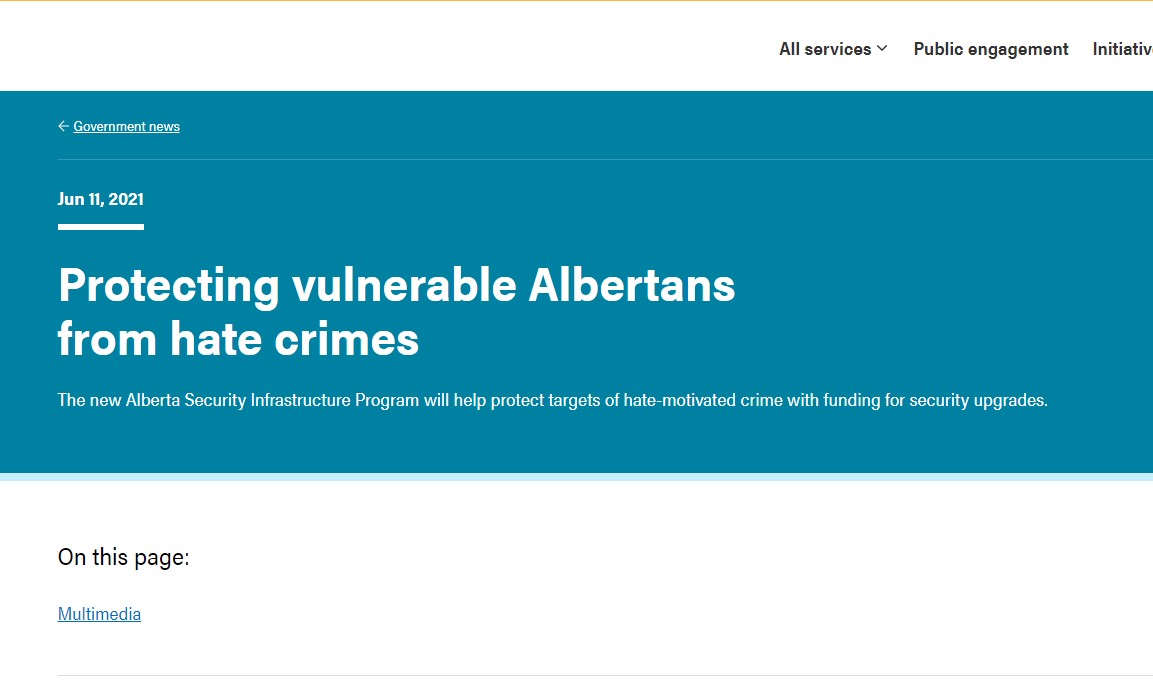Protecting vulnerable Albertans from hate crimes - Healthy Aging CORE Alberta